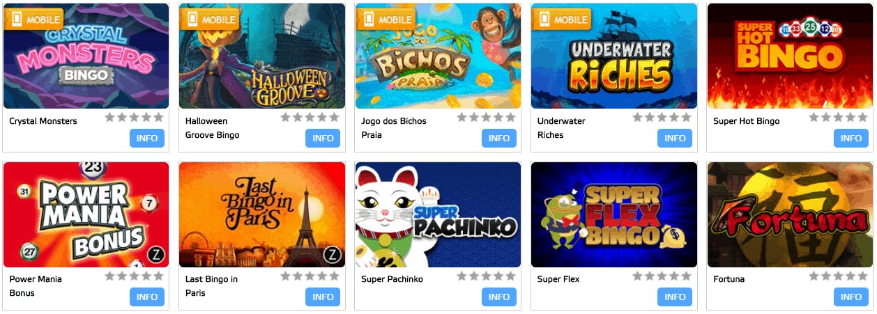Vídeo Bingo - Jogue vídeo bingo online grátis no Brasil